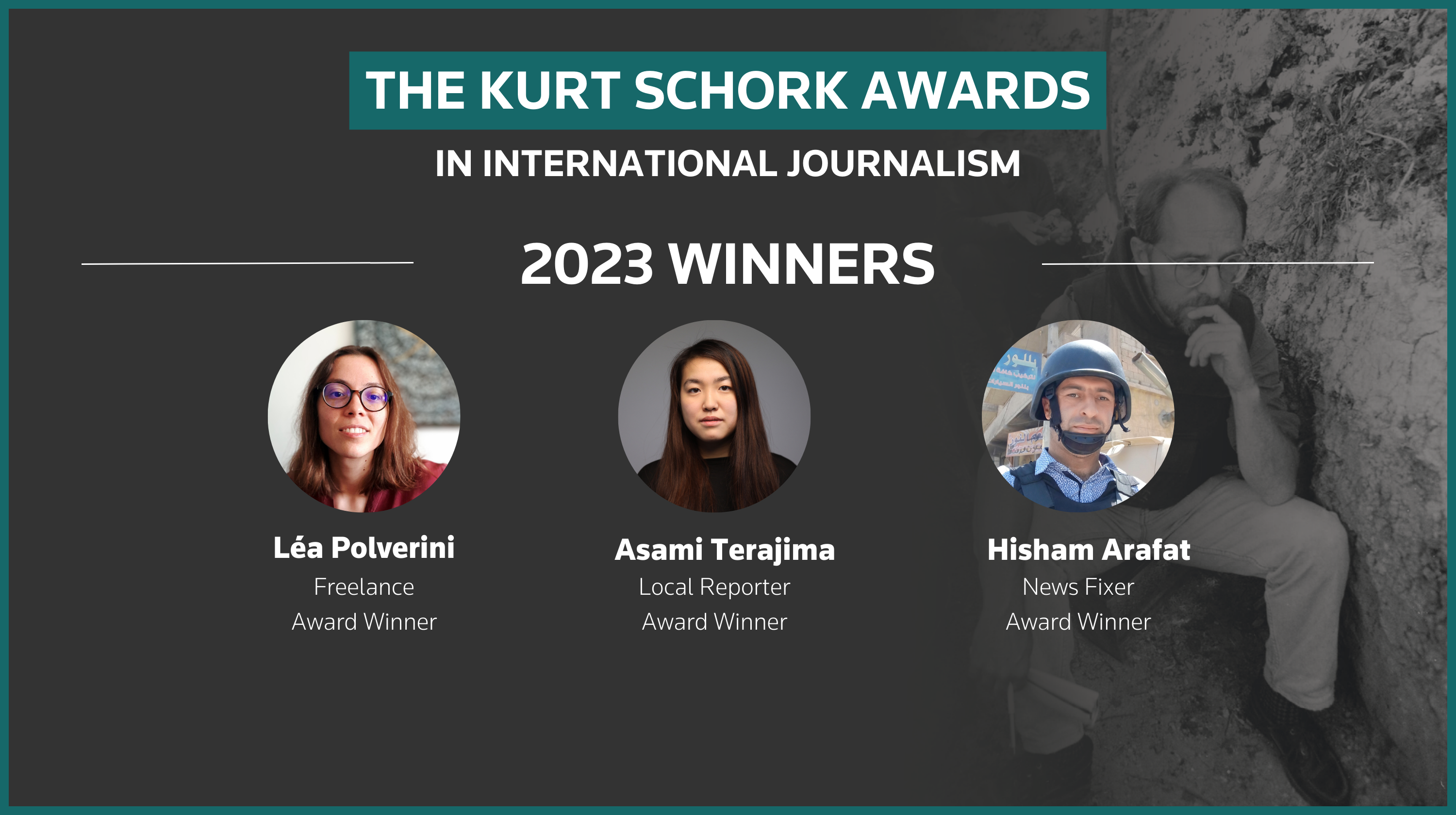 Frontline reporter of Ukraine conflict among winners of the 2023 Kurt ...