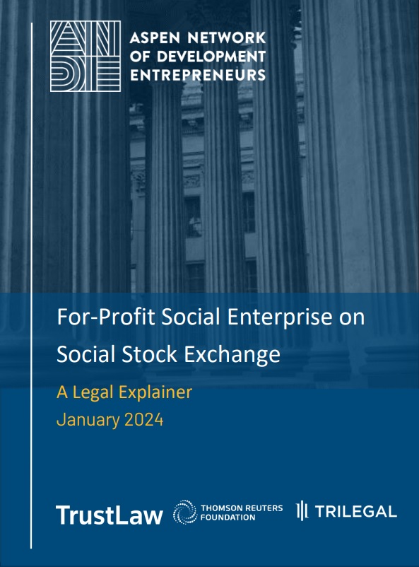 For-Profit Social Enterprise on Social Stock Exchange: A Legal ...